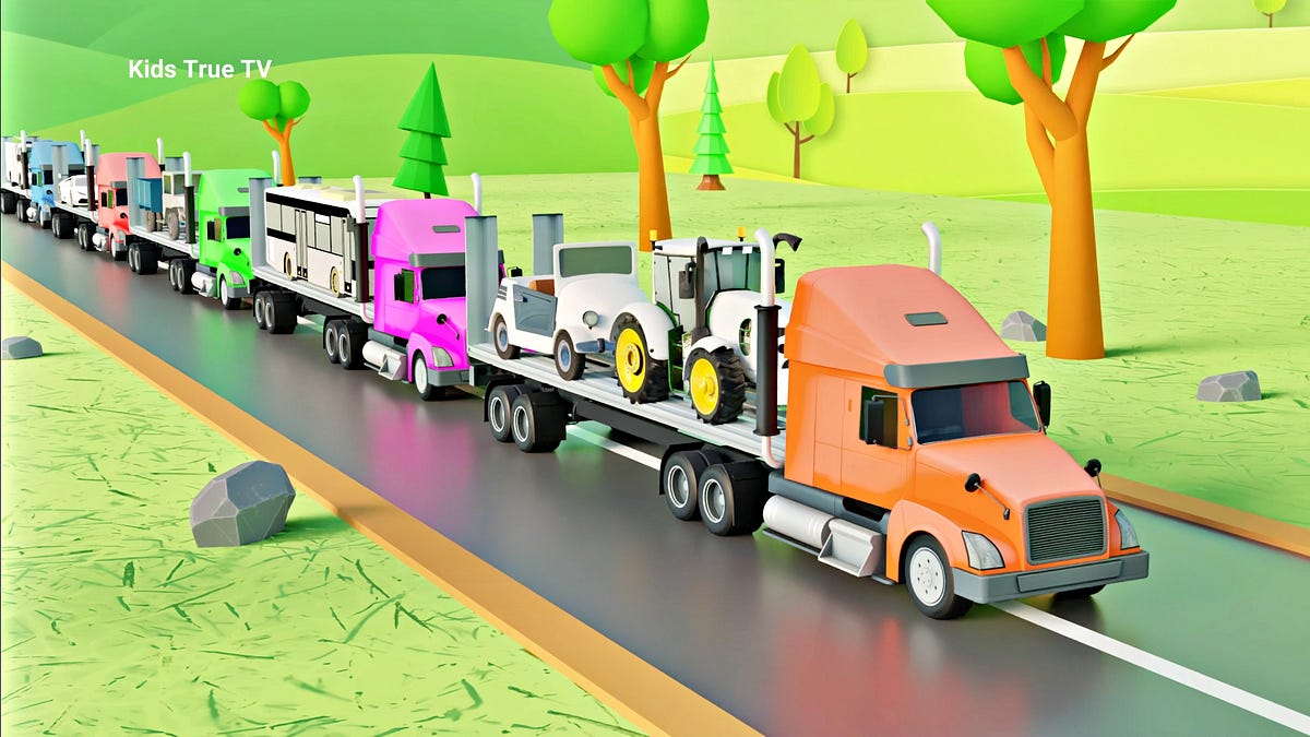 Colors with Street Vehicles | Learn Colors with Vehicles | Learn Colors ...