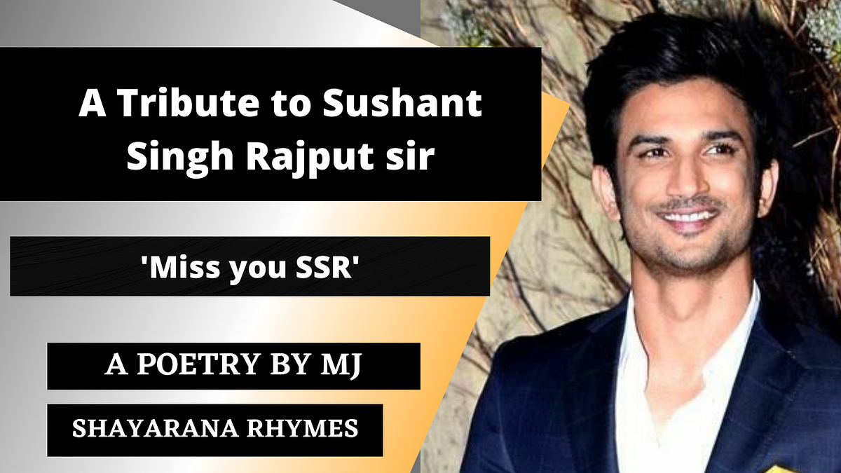 A Tribute to Shushant Singh Rajput sir Aapke chehre ki hassi aur ...