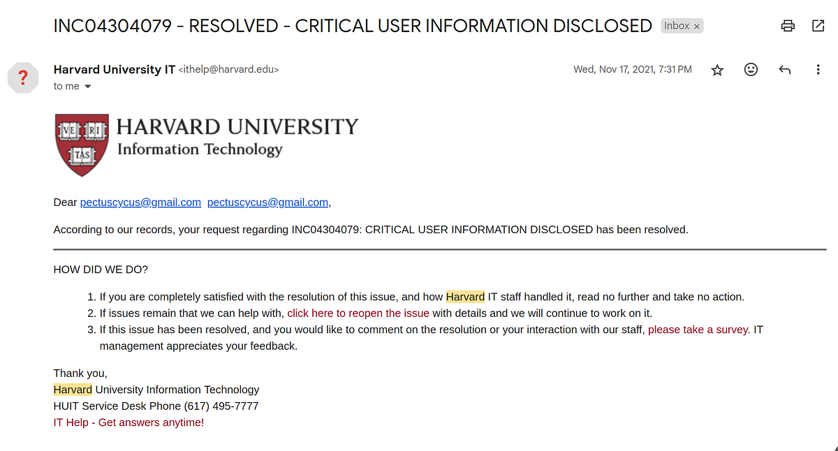 HOW I HACKED INTO HARVARD UNIVERSITY’S DIGITAL INFRASTRUCTURE -Cycus ...