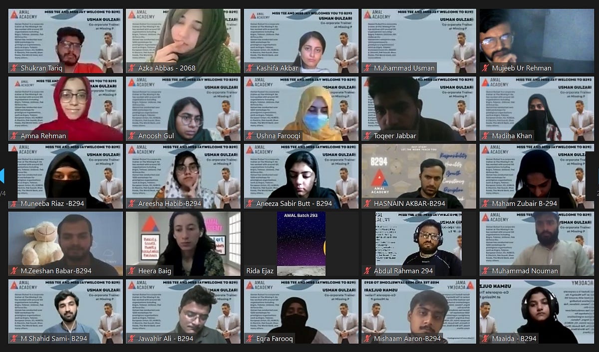 A Life-Changing Encounter: My Amal Fellowship Journey.” | by Munibariaz | Oct, 2023 | Medium