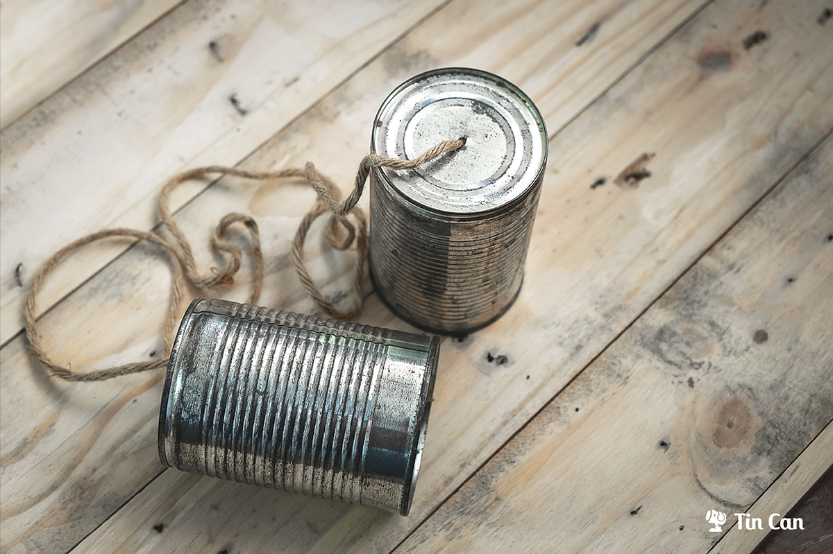 The Healing Power Of Audio. The Tin Can App provides a space for us ...