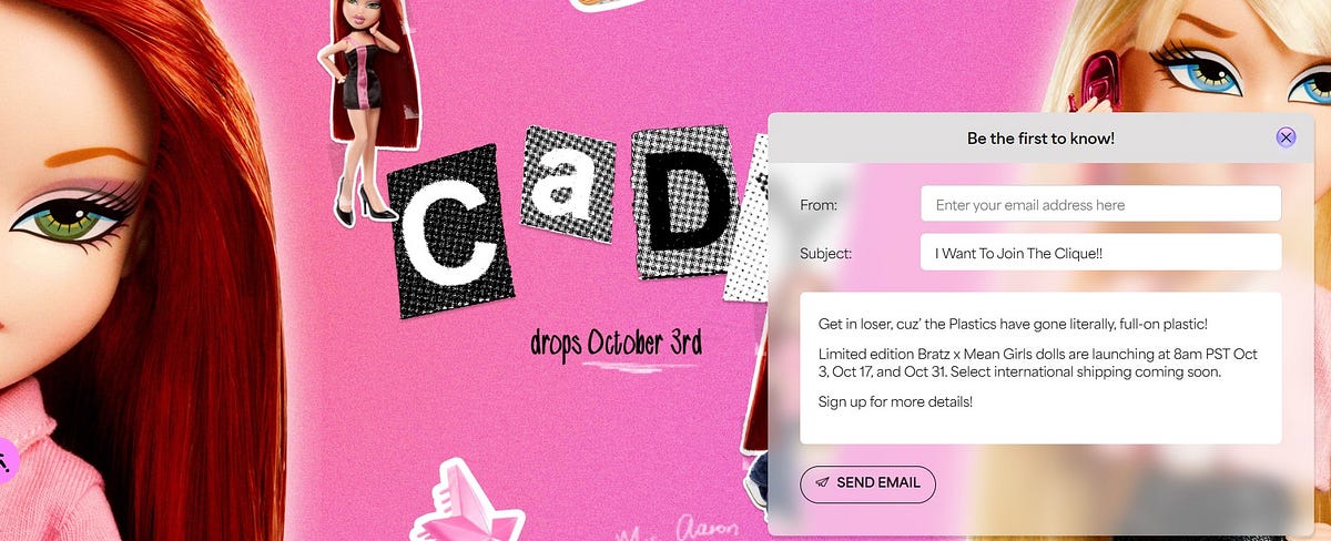 The Bot Dilemma and the Bratz Mean Girls Collaboration Launch. | by ...