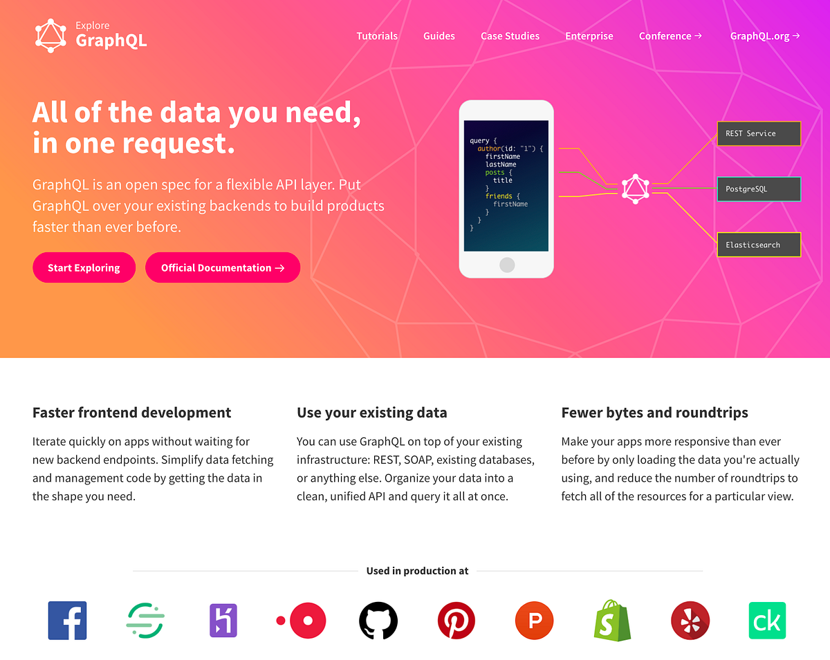 Introducing Explore GraphQL. GraphQL benefits, success stories… | by Sashko Stubailo | Apollo ...