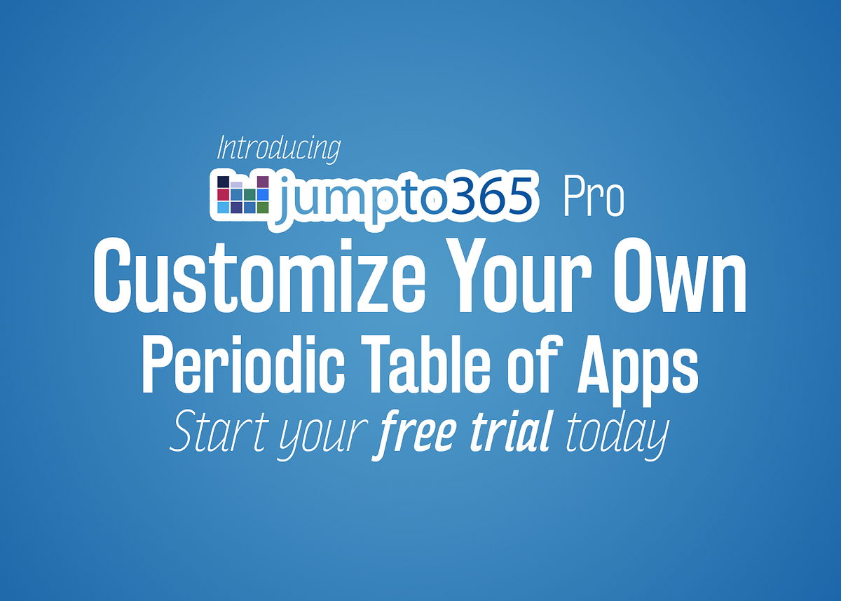 Now available: Customize the Periodic Table of Office 365 | by Matt ...