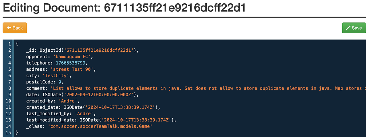 Auditing :: Spring Data MongoDB and Spring Security | by Fotso Tene | Oct, 2024 | Medium