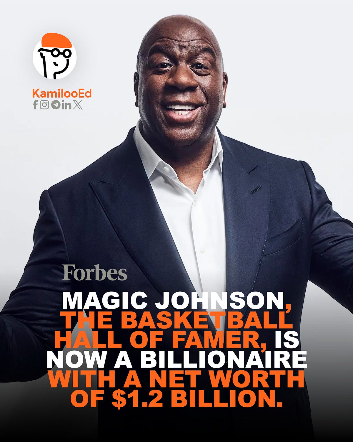 Magic Johnson Is Now A Billionaire | by Kamiloo Ed | Medium