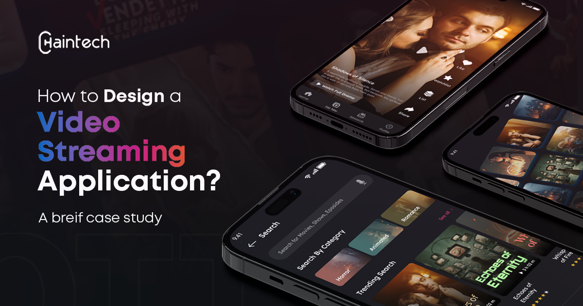 How to build the UI/UX of a video streaming app? | by Chaintech Network | Design and Motion ...
