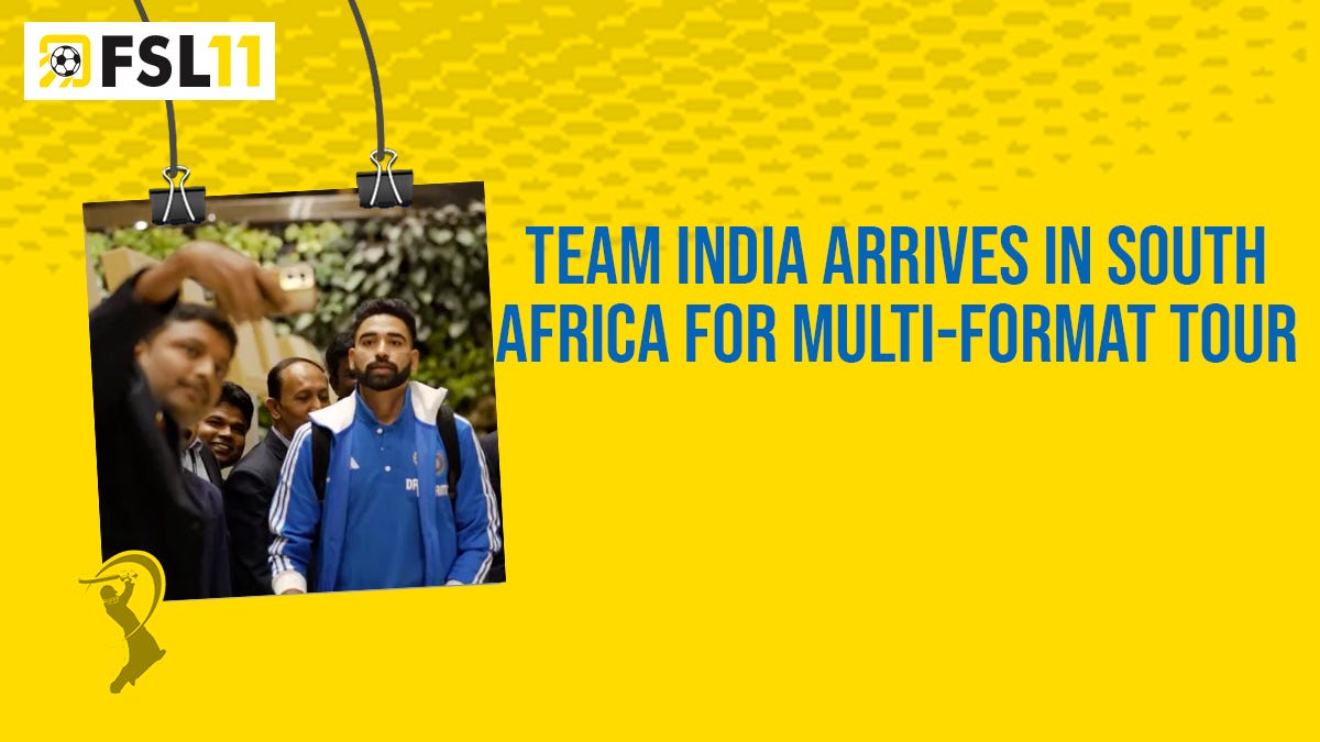 Team India arrives in South Africa for multi-format tour | by Kalpesh ...