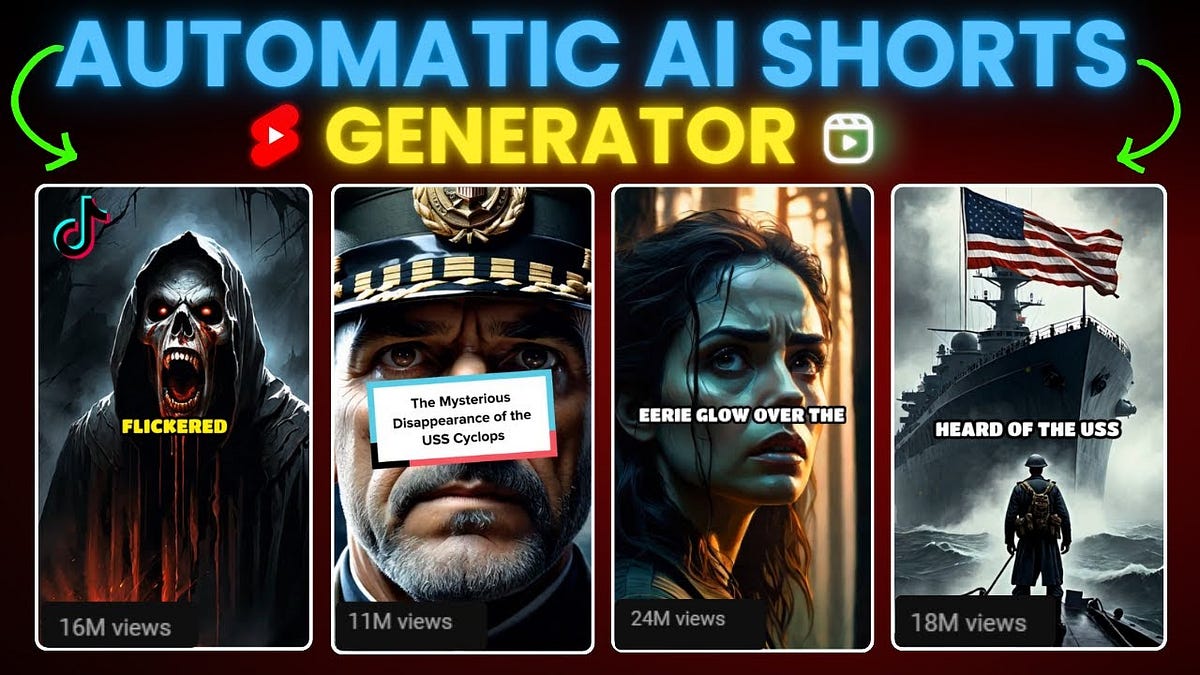 This FREE AI TOOL can automatically Generate YouTube Shorts & Tiktok ...