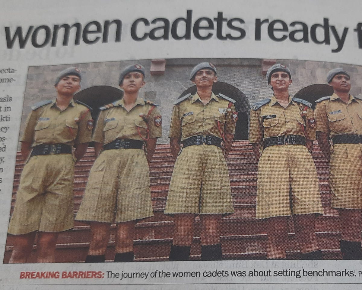 Another First by Women As a common female member of society in India, I ...