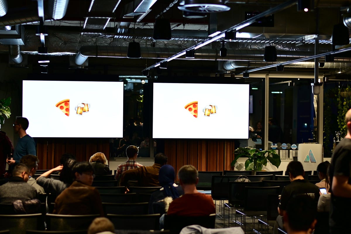 📷 React Sydney 46. Monthly React meetup in the center of… | by Anton ...