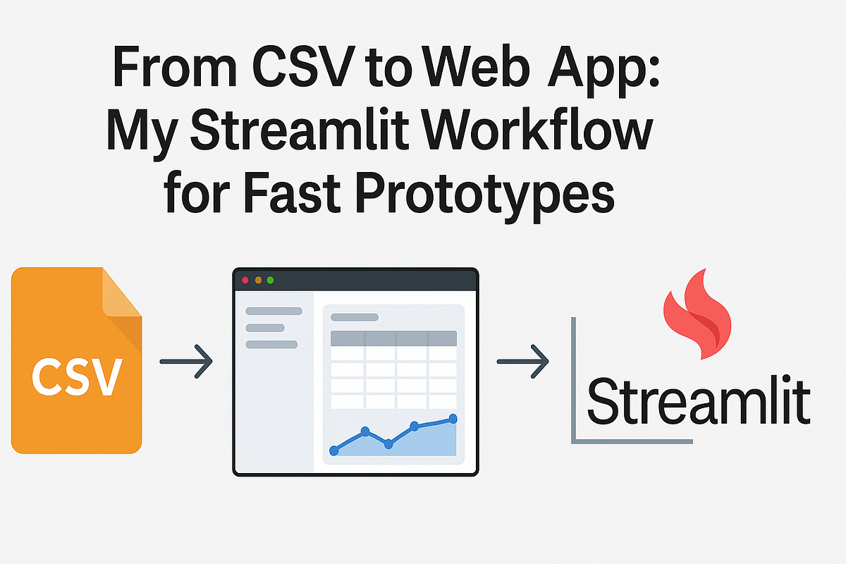 From CSV to Web App: My Streamlit Workflow for Fast Prototypes | by Hash Block | Nov, 2025 | Medium