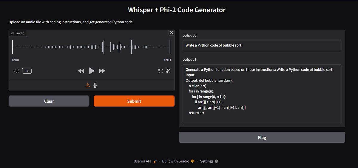 Building an AI-Powered Code Generator with Whisper and Phi-2 | by Wajeeha kashaf | Medium