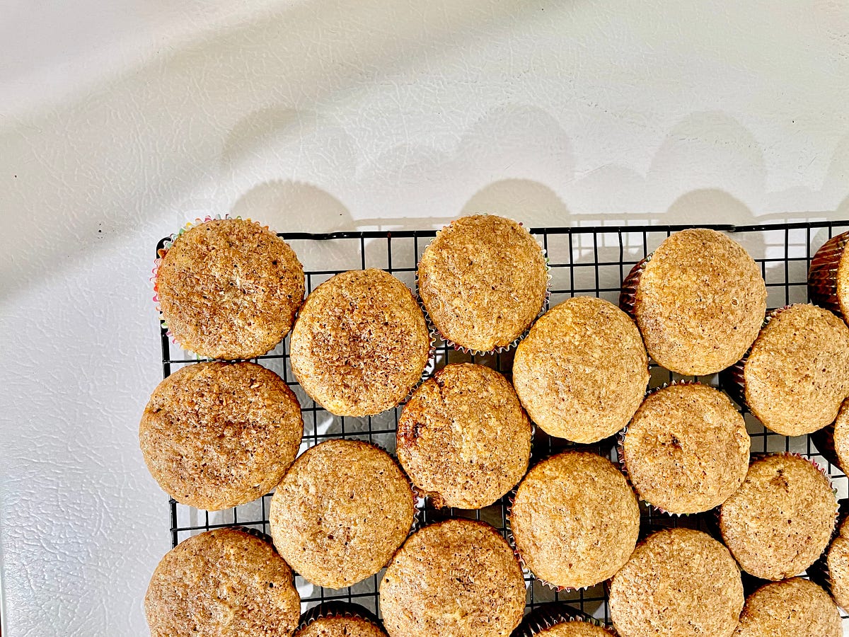 Bran Muffins 3 cups buttermilk 3 cups bran 1 cup olive oil 3 eggs 3/4 ...