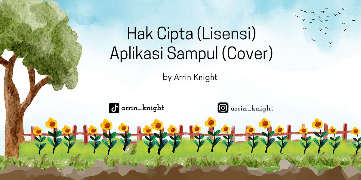 Hak Cipta (Lisensi) Aplikasi Sampul (Cover) Karya Tulis: Canva ...