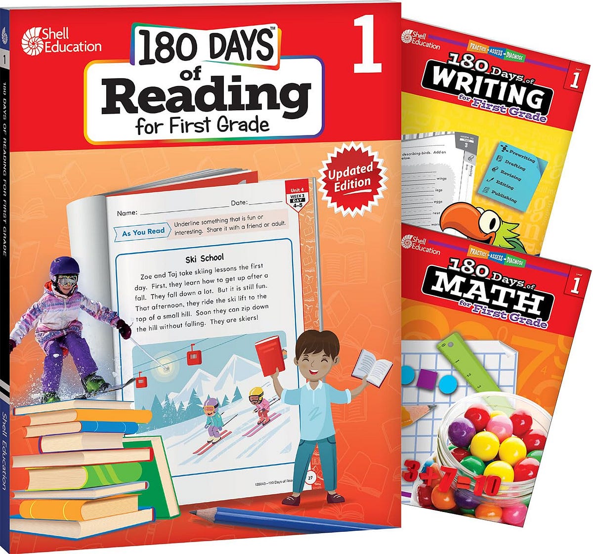 [READ][BEST]} 180 Days of Practice for First Grade (Set of 3), 1st ...