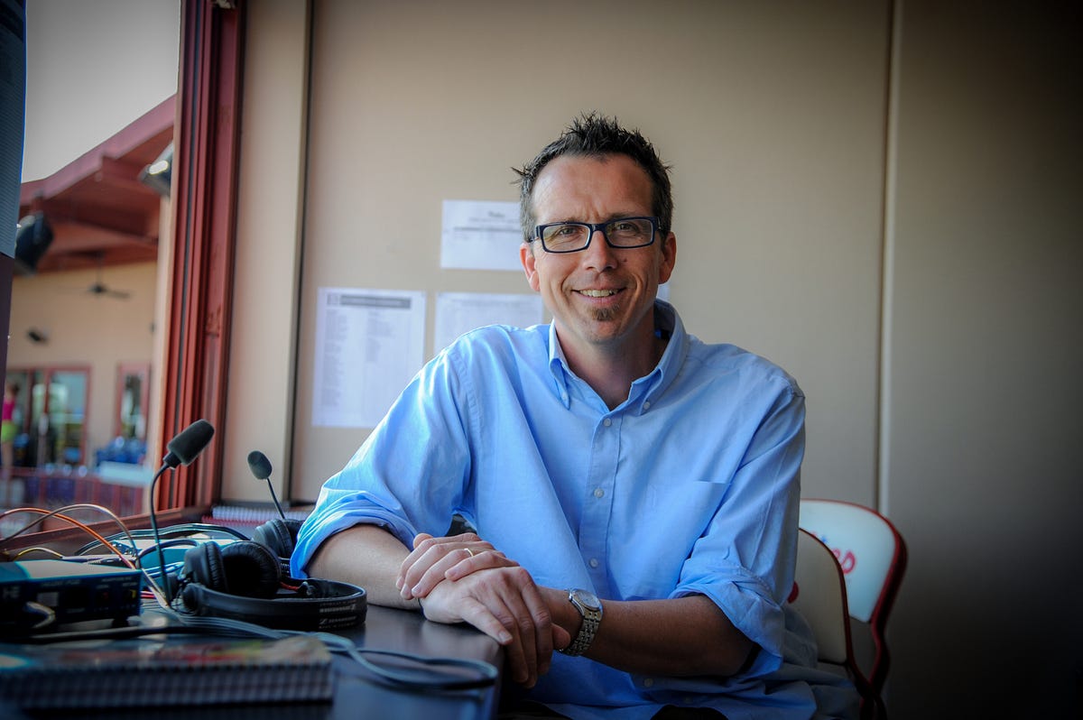 Radio voice’s game prep. Behind the scenes with the Phillies… | by ...