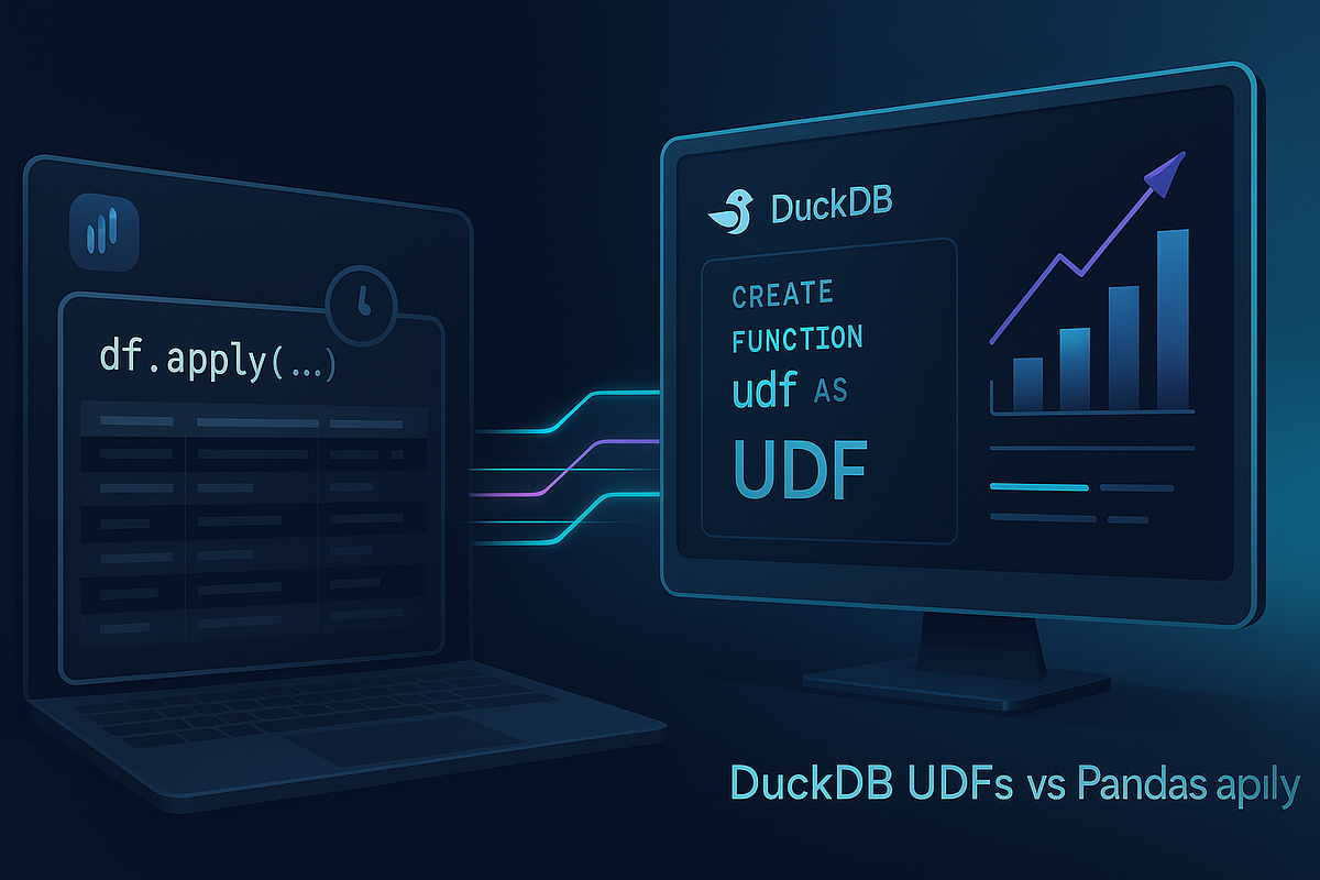 5 DuckDB UDF Tricks That Outrun Pandas apply | by Syntal | Medium