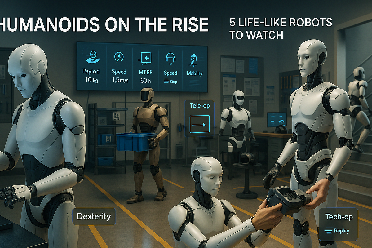 Humanoids Are Here: 5 Robots to Watch Closely | by Praxen | Nov, 2025 ...