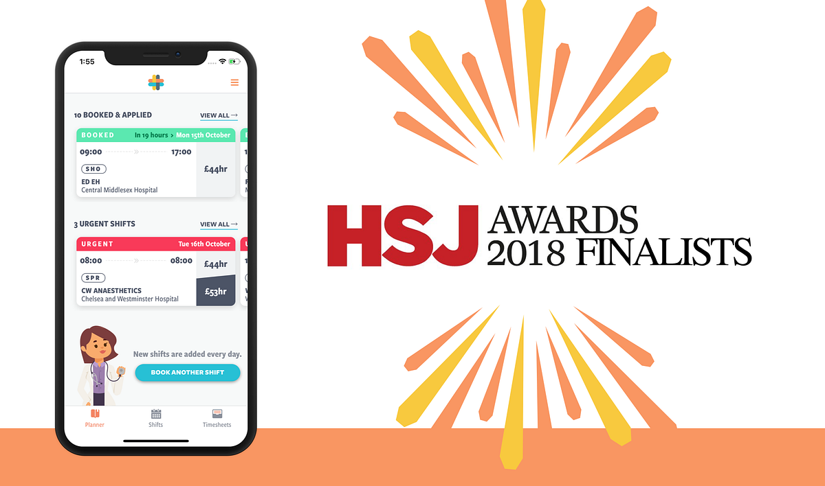 Patchwork (formerly LocumTap) announced as a finalist for HSJ Awards ...