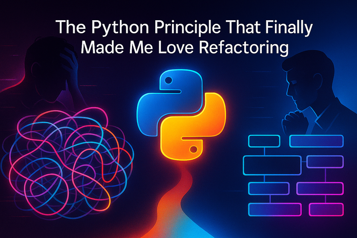The Python Principle That Finally Made Me Love Refactoring | by Nikulsinh Rajput | Jun, 2025 ...