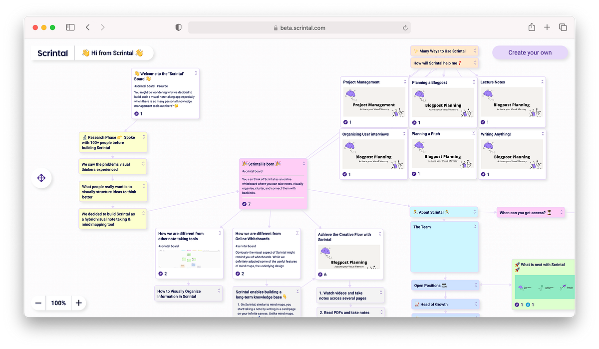 Scrintal: First Impressions. Visual Note Taking App | by Andrew Schox ...