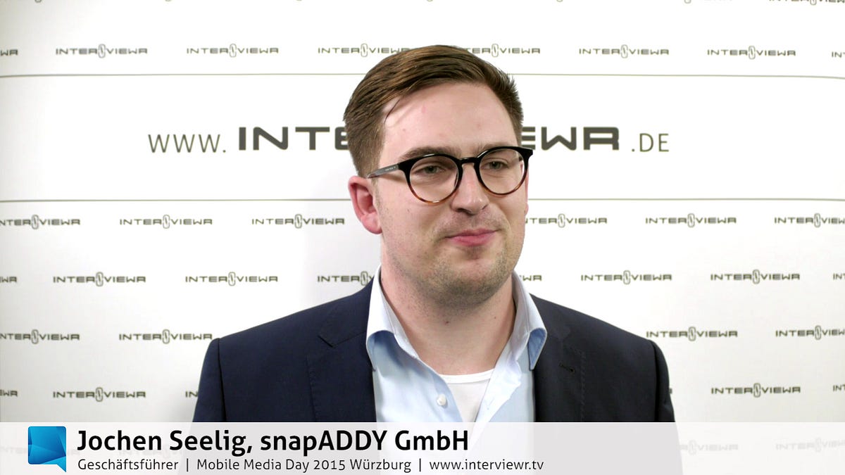 Jochen Seelig über snapADDY und Adressdatenpflege ohne Tipparbeit | by Christian Knies | Der ...