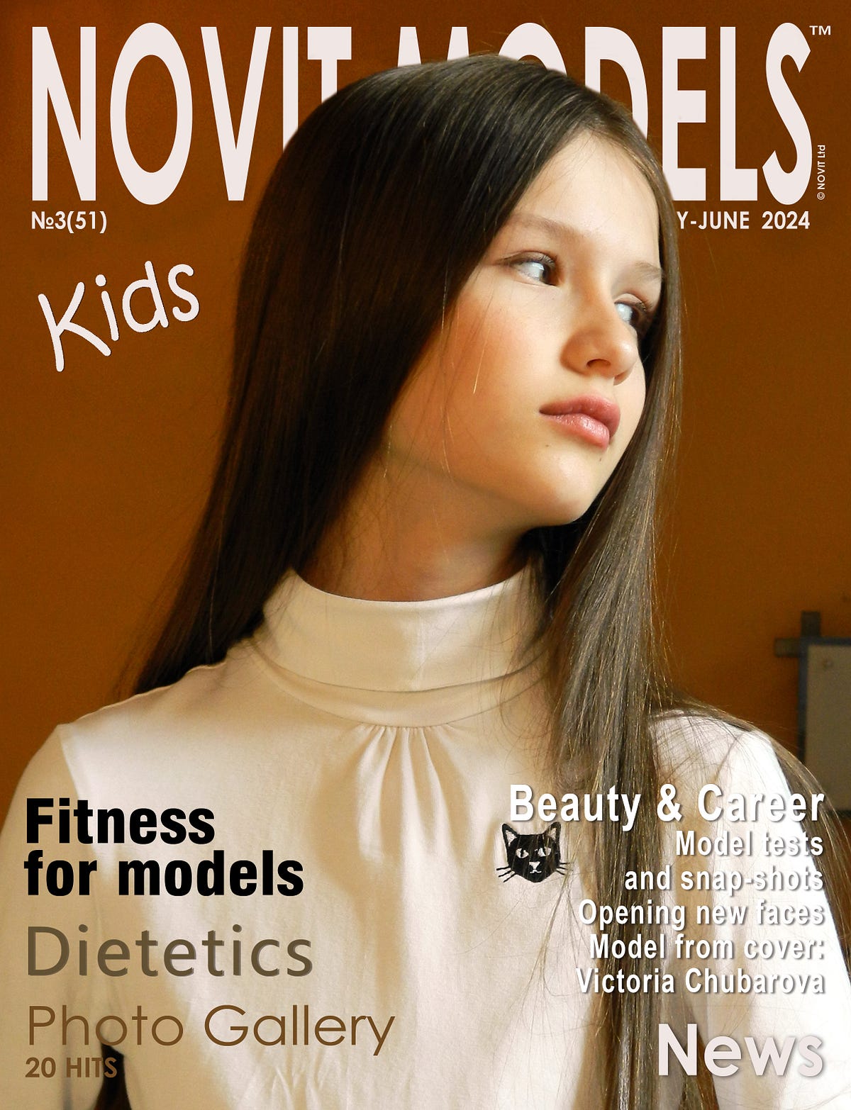The new issue of the International magazine for young models NOVIT MODELS KIDS™ №3(51)/2024 ...