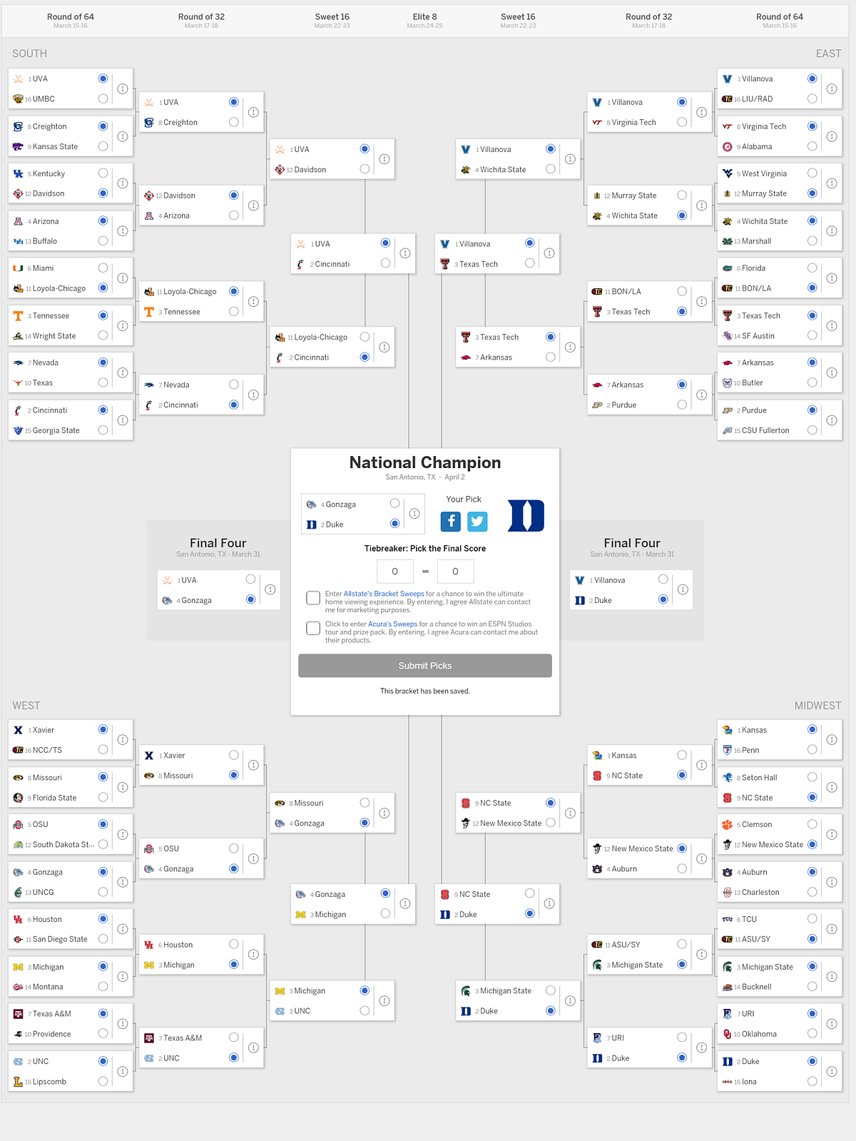 How to (correctly) predict March Madness | by James Faris | James Faris ...