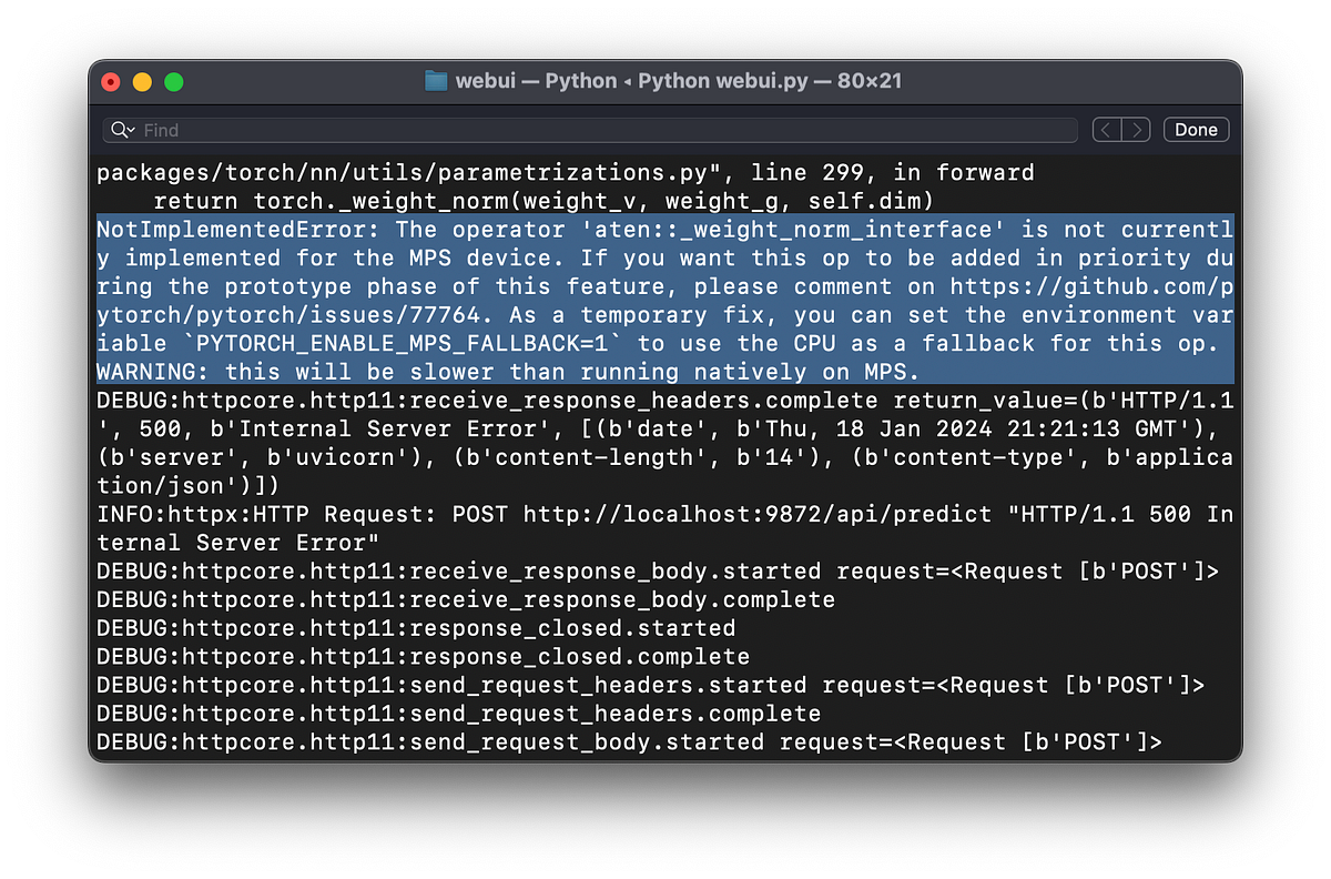 GPT-SoVITS for local inference on Intel or Apple Silicon Mac | by CloseX | Medium