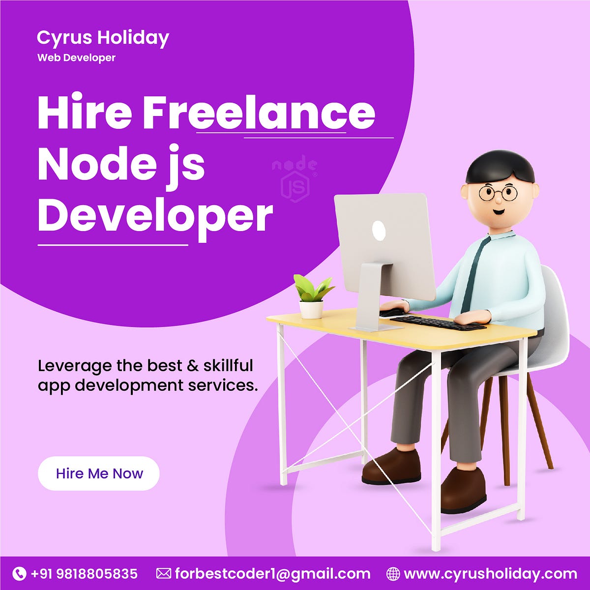 Hire Freelance Mobile App Developer - Cyrusholiday - Medium