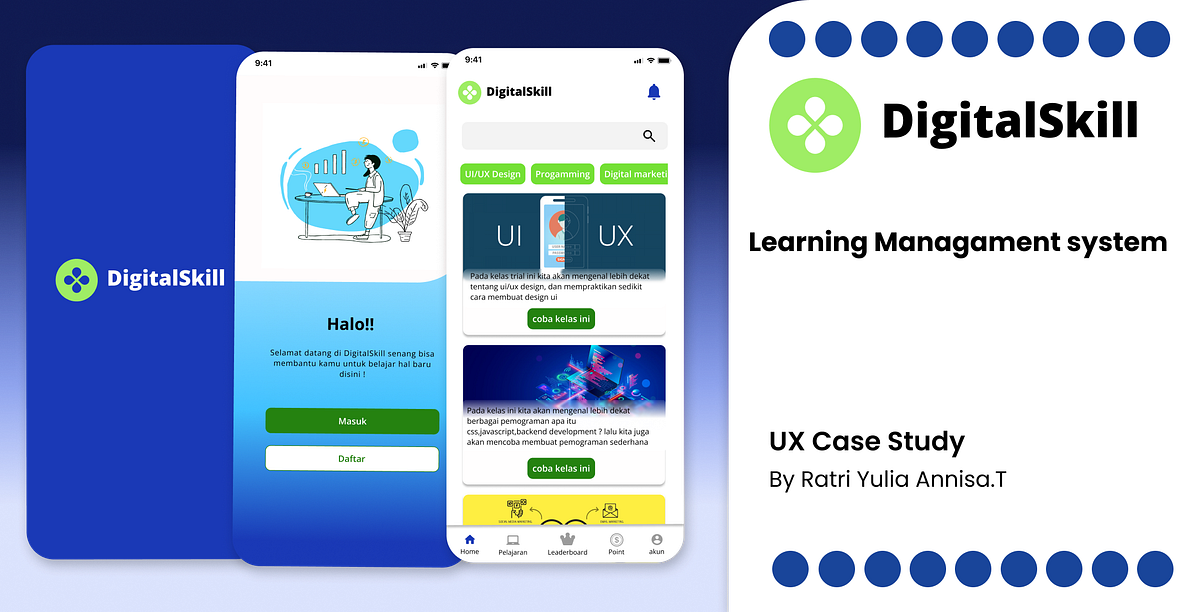 UX Case study : Learning Management System | Bootcamp