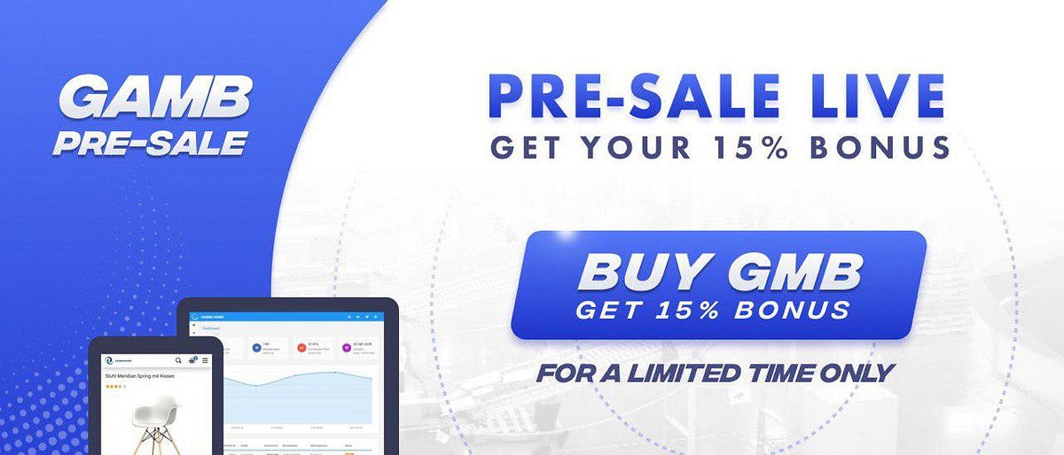 GAMB — Pre-sale starts today at 3 PM UTC! | by GAMB | Medium