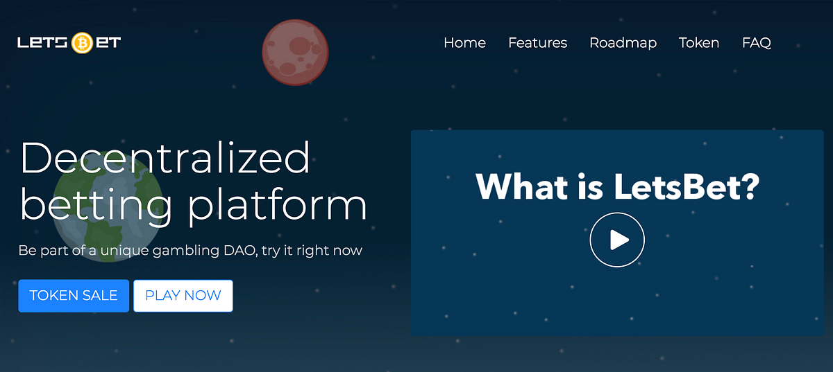 LetsBet.io the first decentralised betting exchange | by Letsbet.io ...