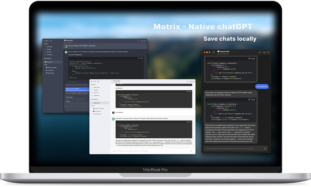 Motrix — macOS native chatGPT client - Marksdo - Medium