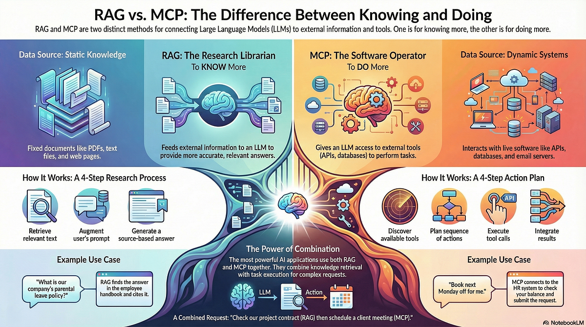 Model Context Protocol (MCP) vs Retrieval Augmented Generation(RAG ...