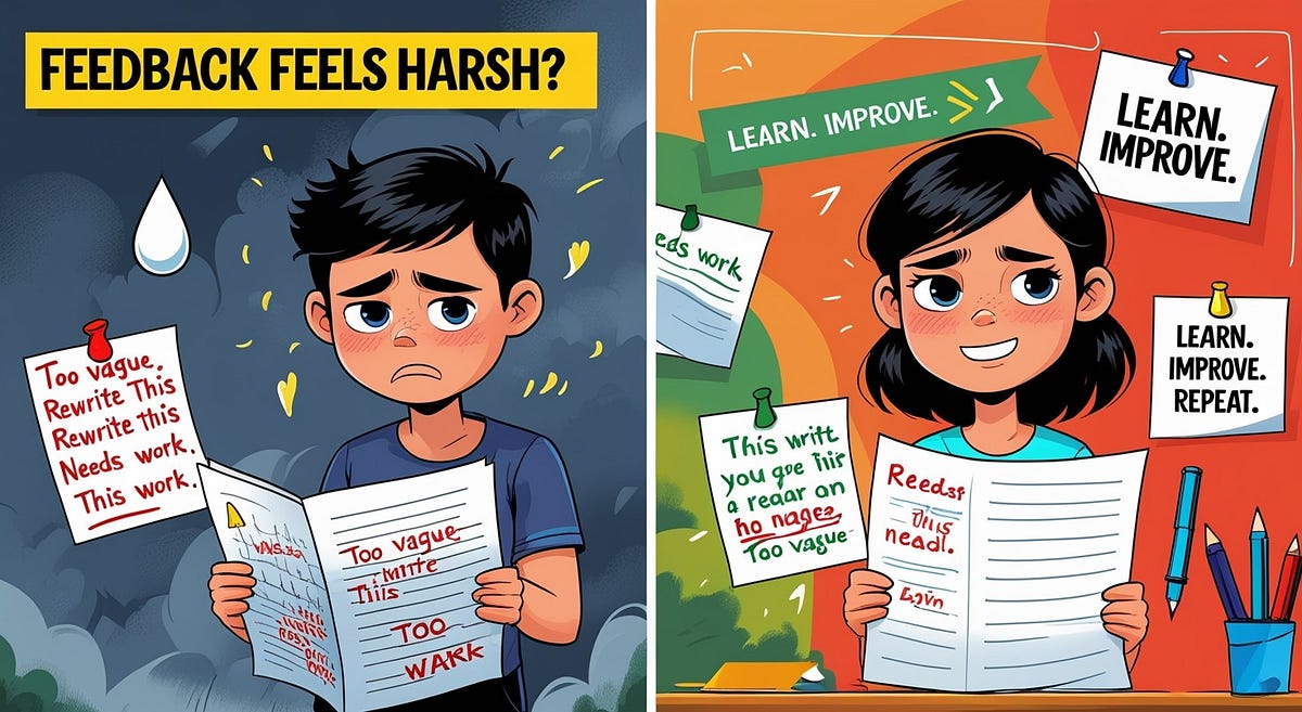 Feedback Feels Harsh? Here’s How to Deal With It | by Bhuvan Creates ...