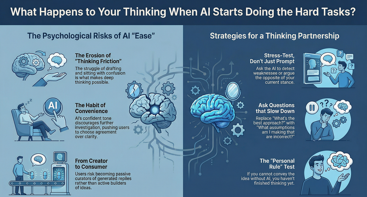 What Happens to Your Thinking When AI Starts Doing the Hard Tasks? | by ...
