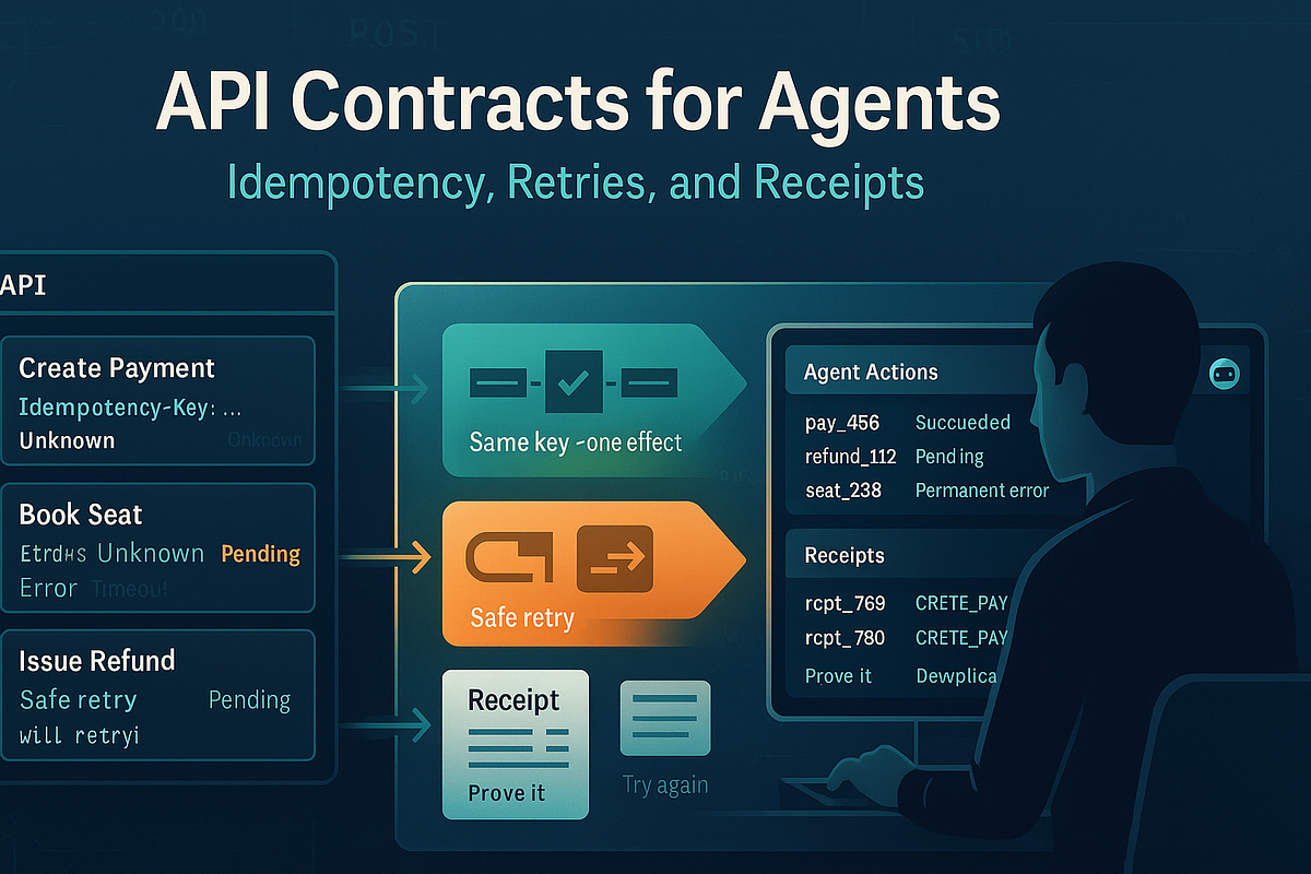 The API Contract for Agents. How idempotency, retries, and receipts ...