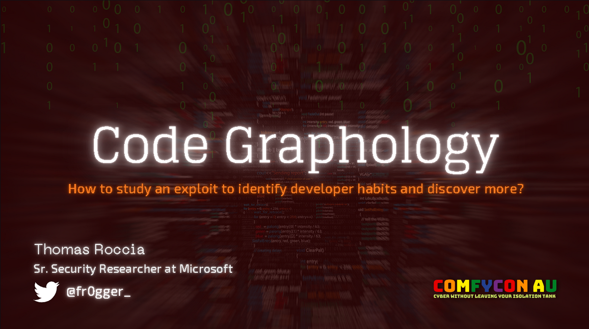 Code Graphology. How to study an exploit to discover… | by Thomas ...