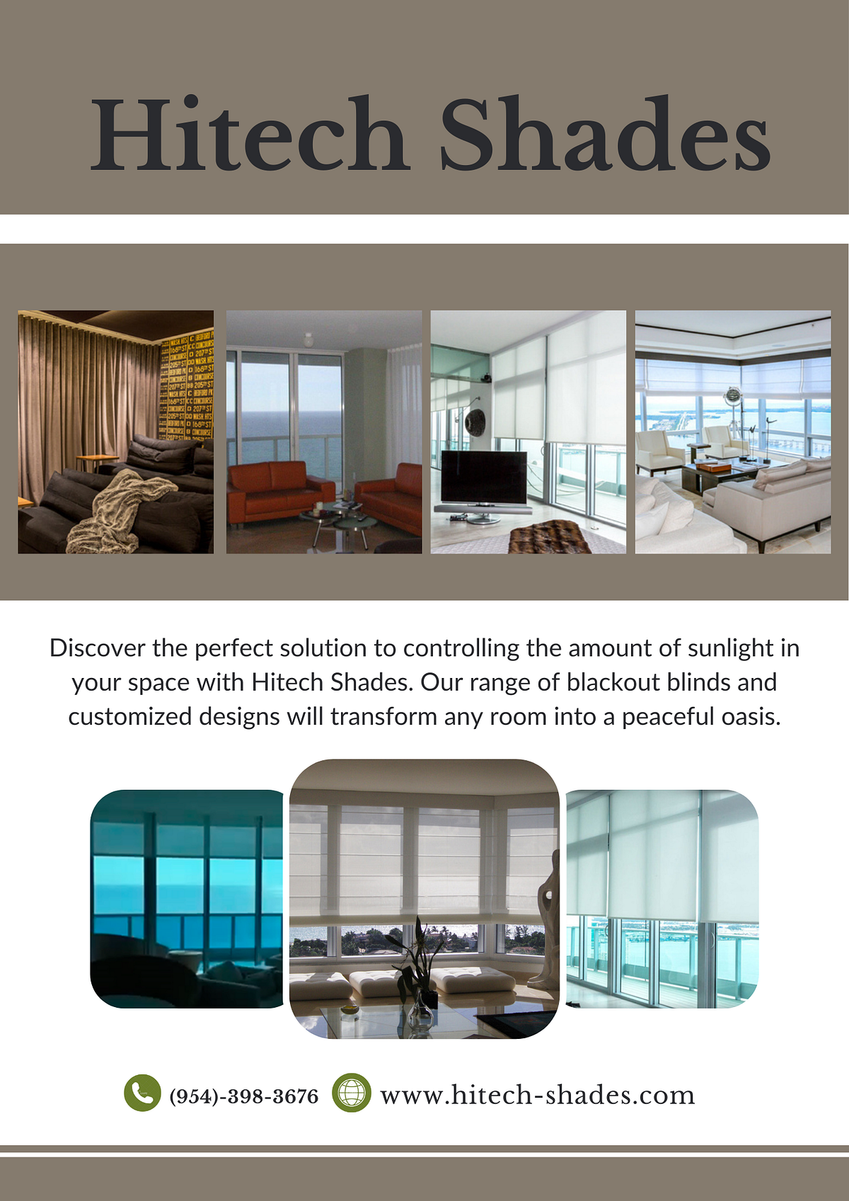 Upgrade Your Home with Stylish and Functional Blinds from Hitech Shades - Modern Blinds and ...