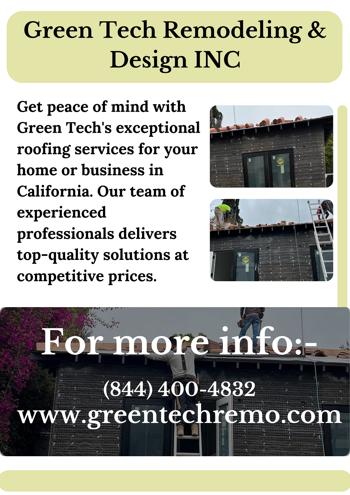 Experience the Difference with Green Tech’s Exceptional Roofing ...