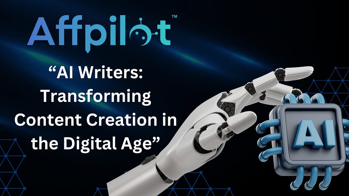 “AI Writers: Transforming Content Creation in the Digital Age” | by Pedro Josué | Nov, 2024 | Medium