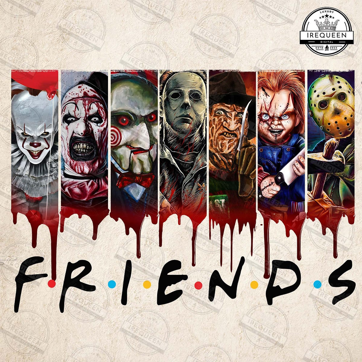 Killers Friends Png, Movie Killer Png, Scary Halloween Png, Horror Friends Png, Halloween Vibes ...