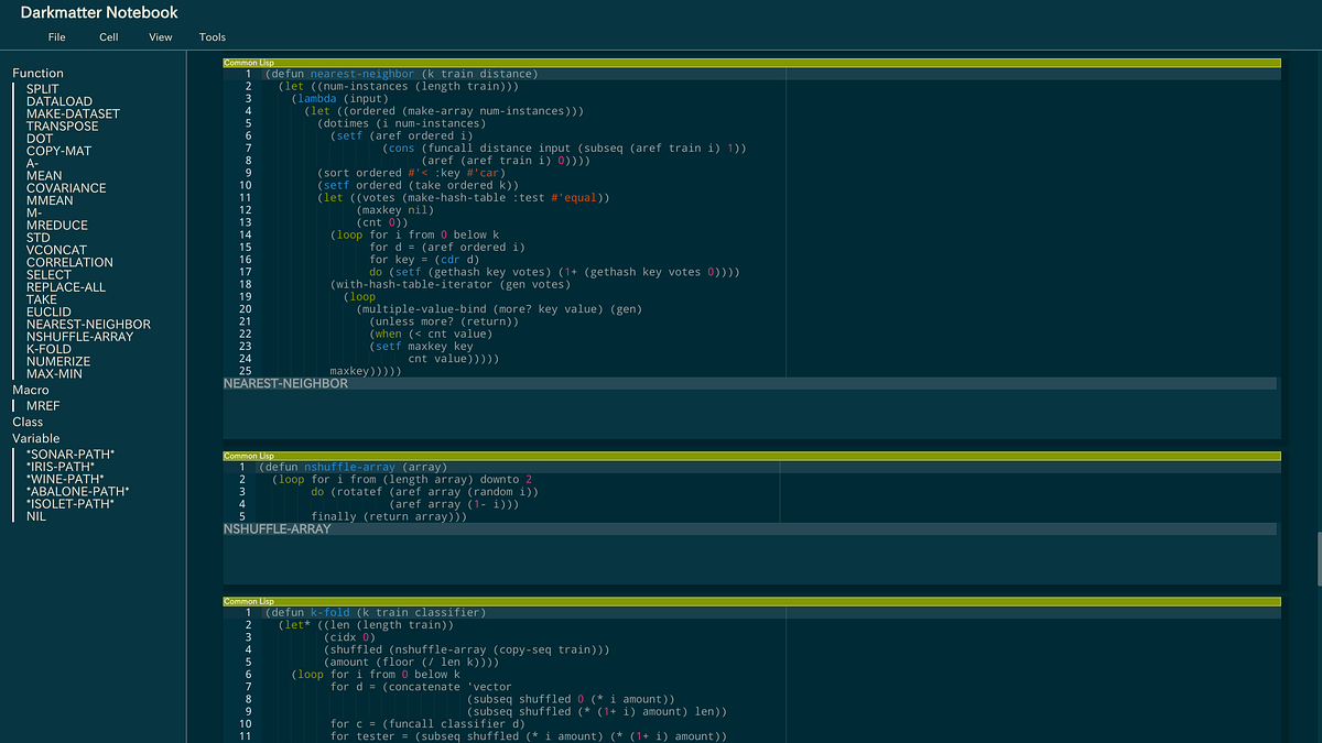 Darkmatter — The notebook-style Common Lisp Environment | by Eddie | Medium