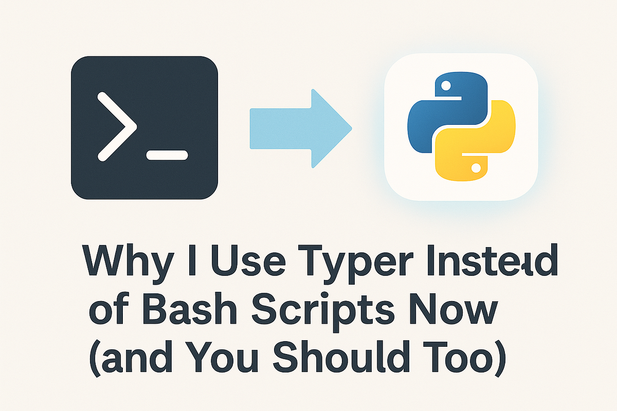 Why I Use Typer Instead of Bash Scripts Now (and You Should Too) | by Nikulsinh Rajput | Medium