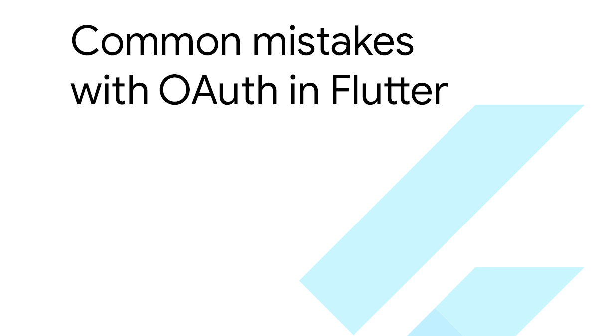 Common mistakes with OAuth in Flutter | by Roman Ismagilov | Stackademic
