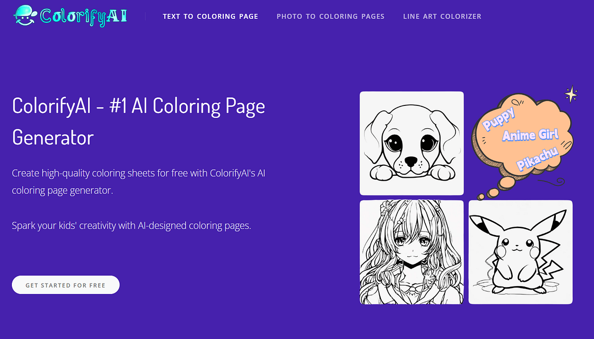 100% Free AI Coloring Pages Generator For Kids | by AISharing | Feb ...