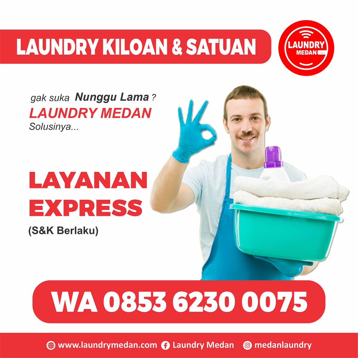 Packing Rapi, WA 0853–6230–0075, Jemput Laundry di Medan, Laundry Medan ...