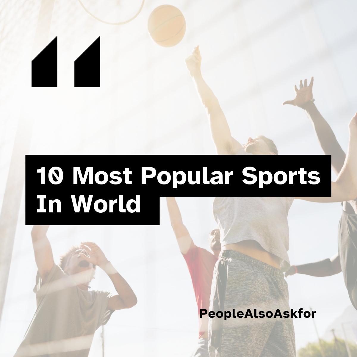 10 Most Popular Sports In World. Sports have an unparalleled ability to ...